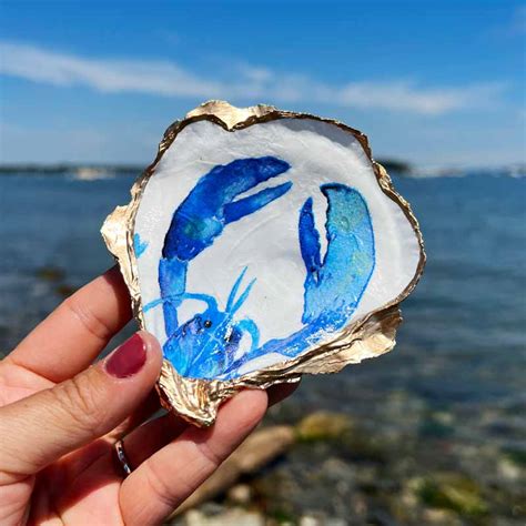 Lobster Oyster Shell Ring Dish Lisa Marie S