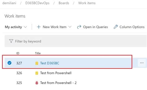 Automating The Creation Of Work Items In Azure Devops From Powershell And From Dynamics 365