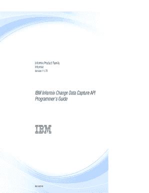 Ibm Informix Change Data Capture Api Ibm Distribution Cursor