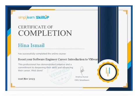Hina Ismail Arain On Linkedin The Certificate Below Verifies That Hina