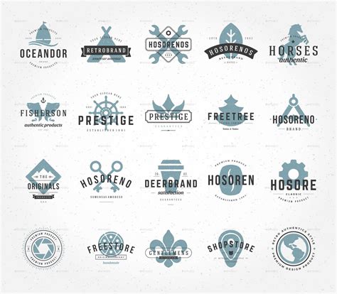 1100 Logos And Badges Bundle Graphic Design Resources