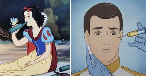 15 Perturbadoras Imágenes Que Muestran El Lado Oscuro De Los Personajes