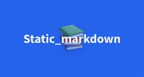 Nymbostaticmarkdown At Main