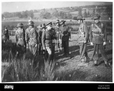 The King Visits The Australian Troops His Majesty With Australian
