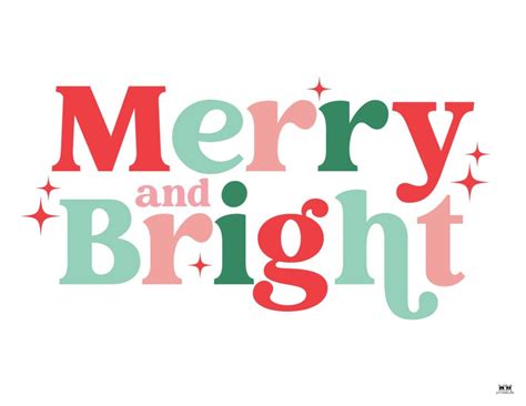 Merry Christmas Printables 25 Free Pages Printabulls