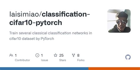 Github Laisimiao Classification Cifar Pytorch Train Several