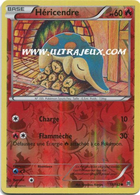 Héricendre R Carte Pokémon XY Impulsion Turbo Cartes à