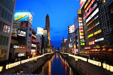 ゆんフリー写真素材集 No 14894 道頓堀 日本 大阪