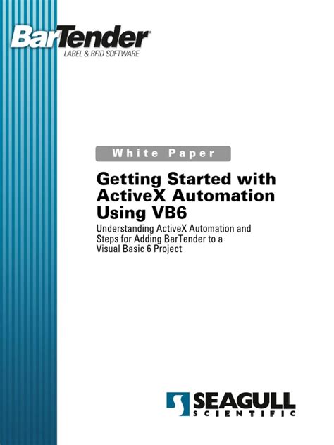 getting started with activex automation using vb6 white paper