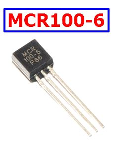 MCR100-6 Datasheet PDF ( Pinout ) - Sensitive Gate Silicon Controlled ...