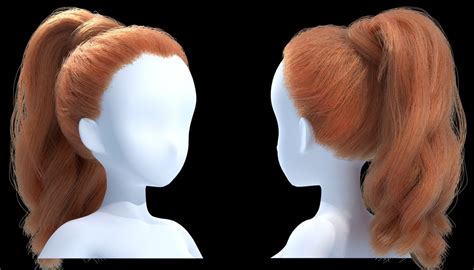 Ponytail Blender Hair Particles