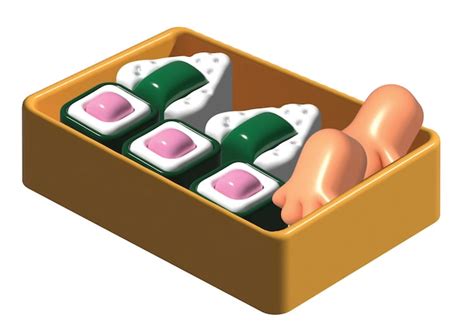 Premium Vector Kawaii Bento