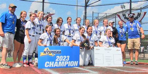 Deposit Hancock Wins Back To Back Class D Softball New York State