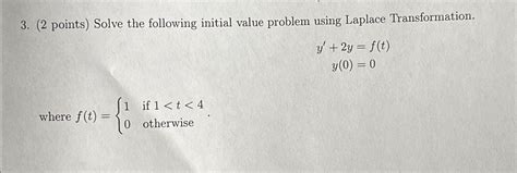 solved problem 3 40 ﻿points solve the following initial