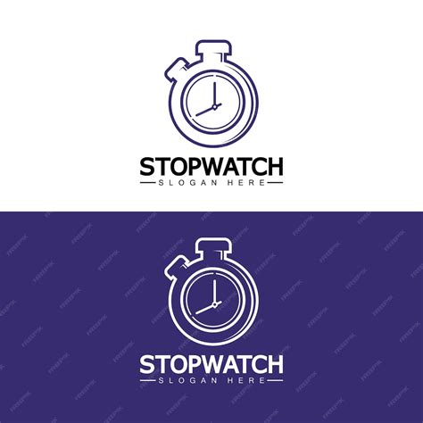 Premium Vector Stopwatch Timer Logo Design Vector Icon Symbol