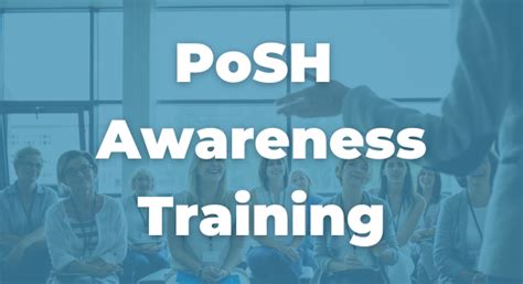 PoSH Training Module POSH Trainer