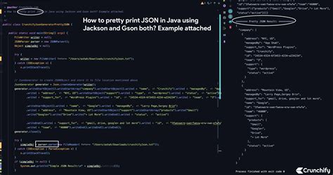 How To Pretty Print Json In Java Using Jackson And Gson Both Example Attached • Crunchify