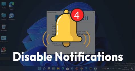 How To Disable Notifications On Windows