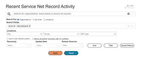 referral agency view update filter look · issue 1589 · openreferral