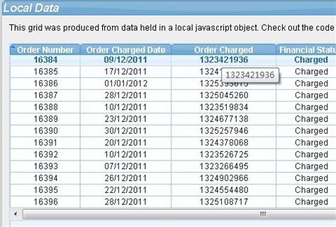 Easy Data Table Generator With Json Tabulator Free Jquery Plugins