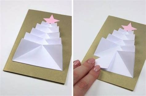 Јелка од папира Зелена учионица Christmas Card Crafts Christmas Cards Handmade Diy