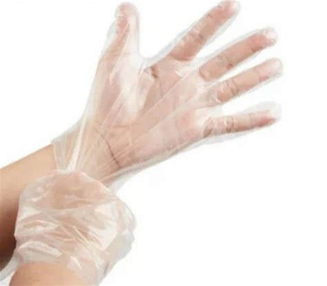 Unisex Disposable Plastic Hand Gloves Size Medium At ₹ 15pack In New