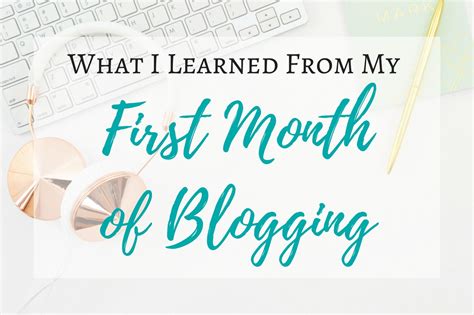 What I Learned From My First Month Of Blogging Turner Proofreading