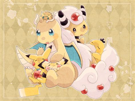 Pikachu Pichu Dragonite Psyduck Ampharos And 2 More Pokemon