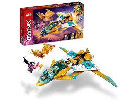 LEGO Ninjago Złoty smoczy odrzutowiec Zanea 71770 12451232222 oficjalne archiwum Allegro