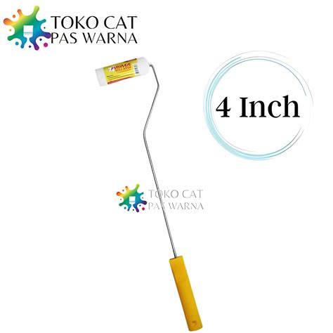 Jual Kuas Roll Cat Kecil Prima Roll Busa 4 Inchi Mini Roller