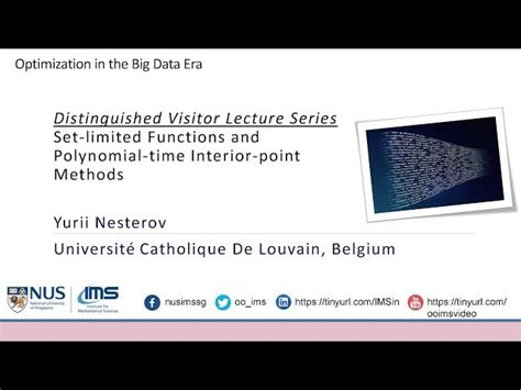 Free Video Set Limited Functions And Polynomial Time Interior Point