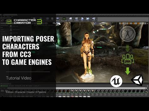 Free Video: Character Creator 3 Tutorial - Importing Poser Characters to Game Engines from ...