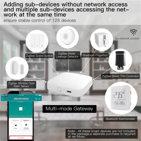 Tuya Bluetooth Gateway Hub Smart Home Bridge Támogató Fingerbot És