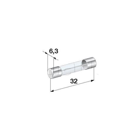 Fusibles Verre 25A Diamètre 6 x Longueur 32 mm Vendu à l unité