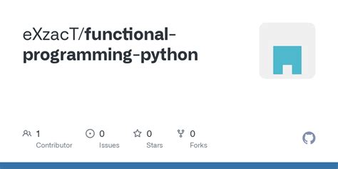 github exzact functional programming python