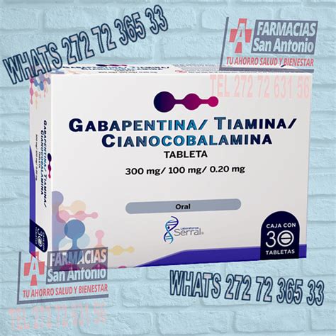 Gavindo N Generico 300 100 0 2 Mg Caja Con 30 Tabletas