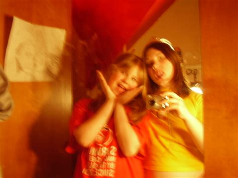 Throwback Thursday ~ Silly Mirror Pics With The Sis Crystal Aura Gaze