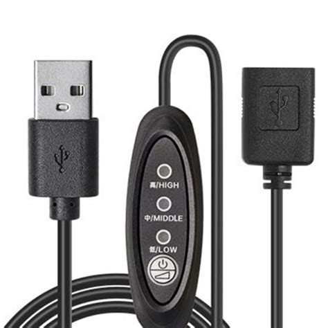 Usb 5v Speed Controller Switches Electronic 3 Speed Adjustable