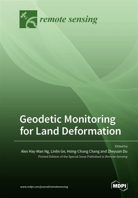 Geodetic Monitoring For Land Deformation Mdpi Books
