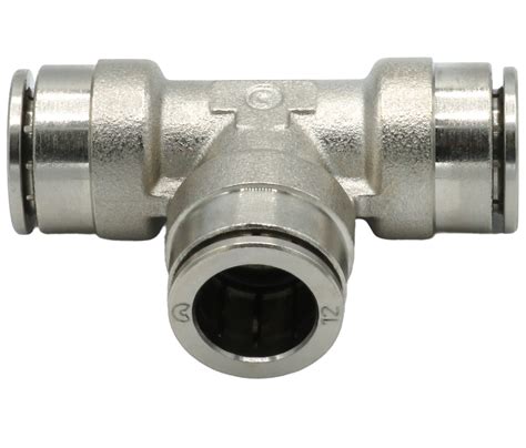 Equal Tube Tee Connector Midland Fluid Power