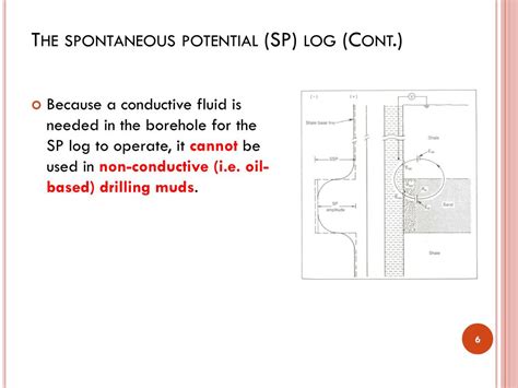 Ppt Basic Well Logging Analysis The Spontaneous Potential Sp Log