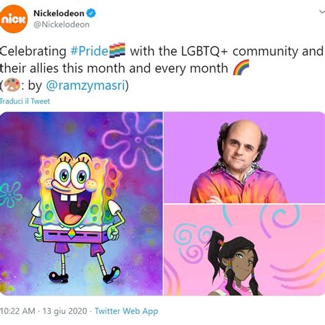 Nickelodeon Consagró A Bob Esponja Como ícono Lgbtq Infobae