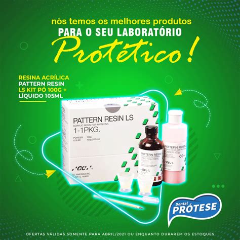Resina Acr Lica Pattern Resin Ls Kit P G L Quido Ml