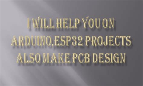 Do Projects On All Type Of Microcontrollers Like Arduino Stm32 Esp32