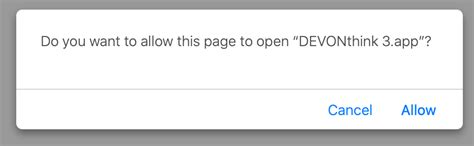 Opening A Devonthink Link In Dt But From A Web Application Devonthink Devontechnologies