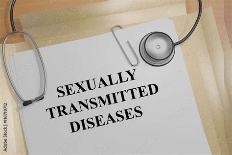 Sexually Transmitted Diseases Medicial Concept Stock Illustration