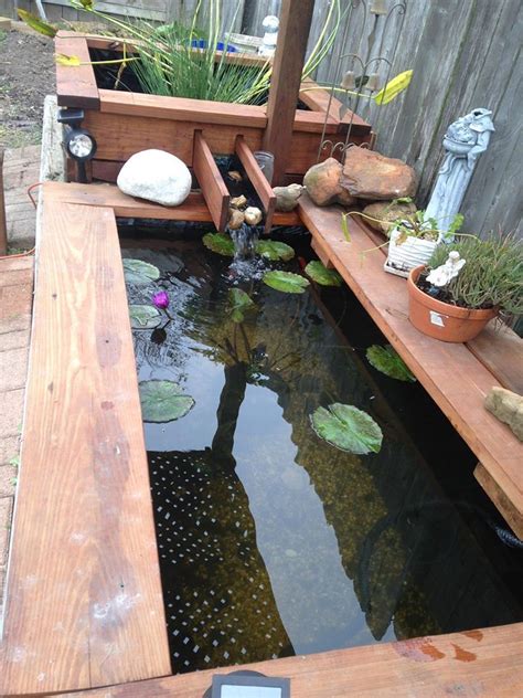 Koi Pond Bog Filter Design Wonderful Koi