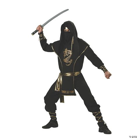 Mens Ninja Warrior Costume Medium