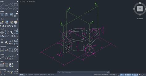Solved Please draw 3 orthographic views of given isometric | Chegg.com