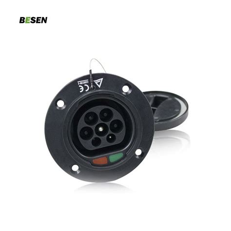 Besen 32a Electric Vehicle Charge Socket Ev Outlet For Type 2 32a